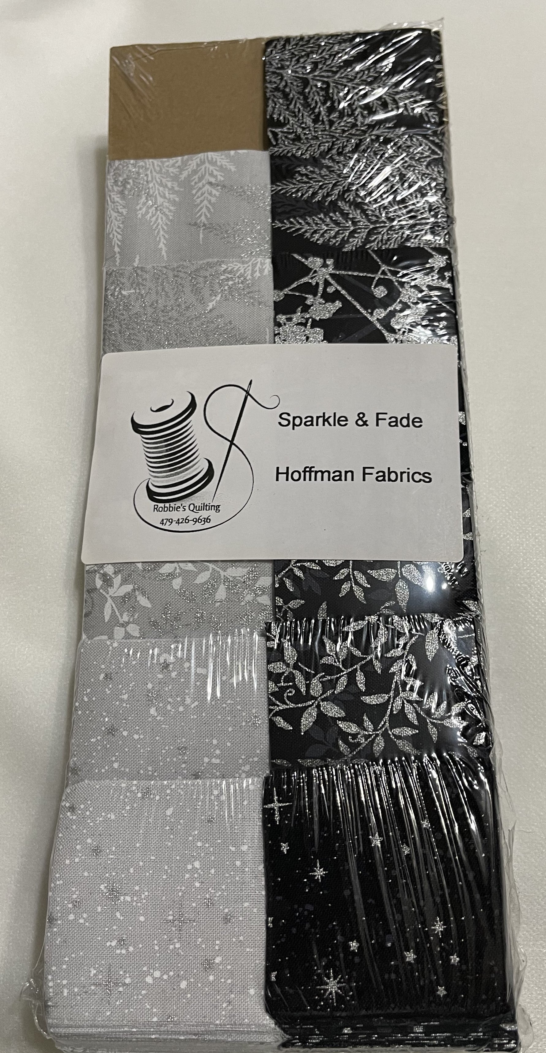 Hoffman Fabrics - Sparkle and Fade Log Cabin Kit 12 blocks – Robbie's ...